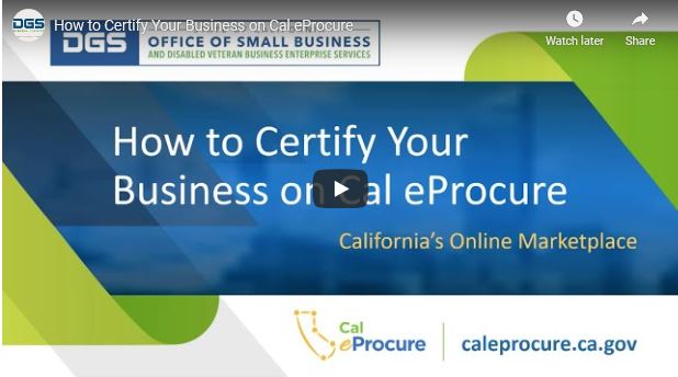 How to do Business with California State Government